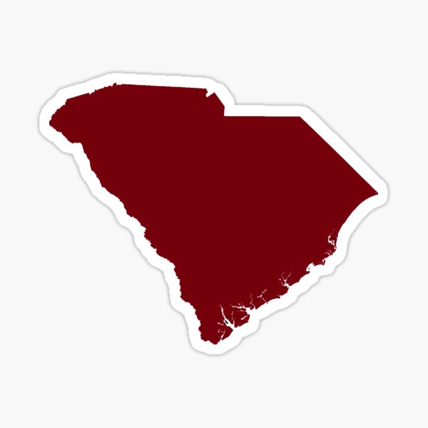 "South Carolina Garnet" Sticker for Sale by AdventureFinder | Redbubble