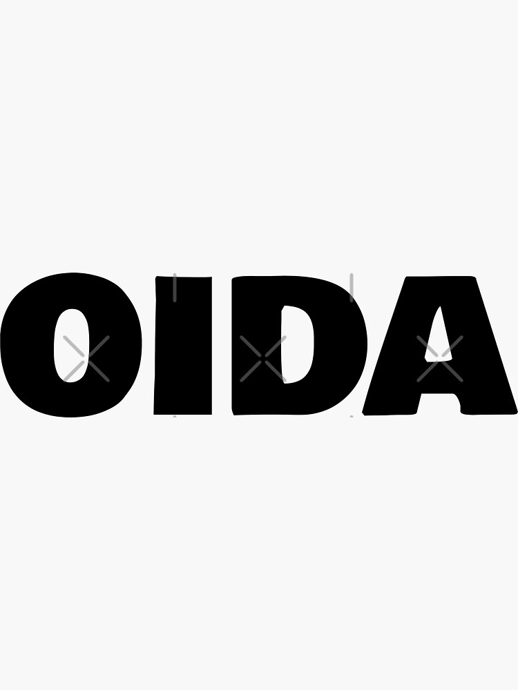 "Oida" Sticker by phys | Redbubble