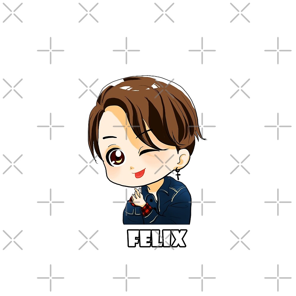 "KPOP STRAY KIDS FELIX CHIBI" by LySaVN | Redbubble