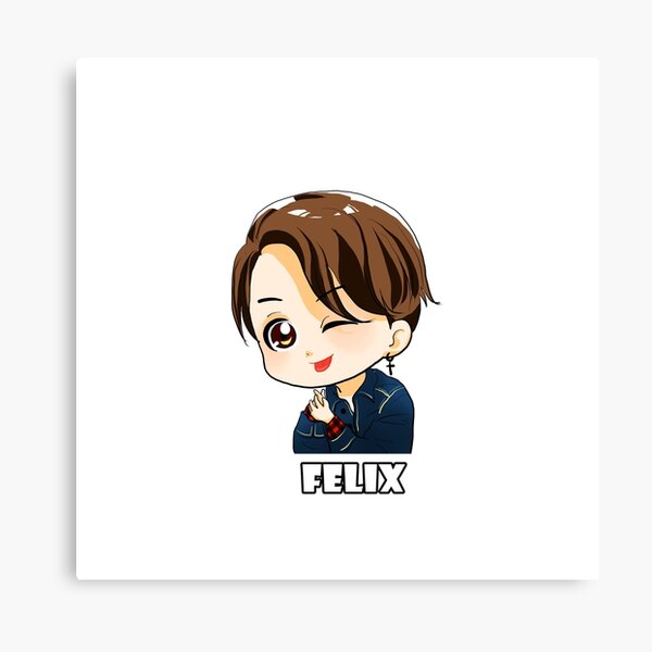 "KPOP STRAY KIDS FELIX CHIBI" Canvas Print by LySaVN | Redbubble