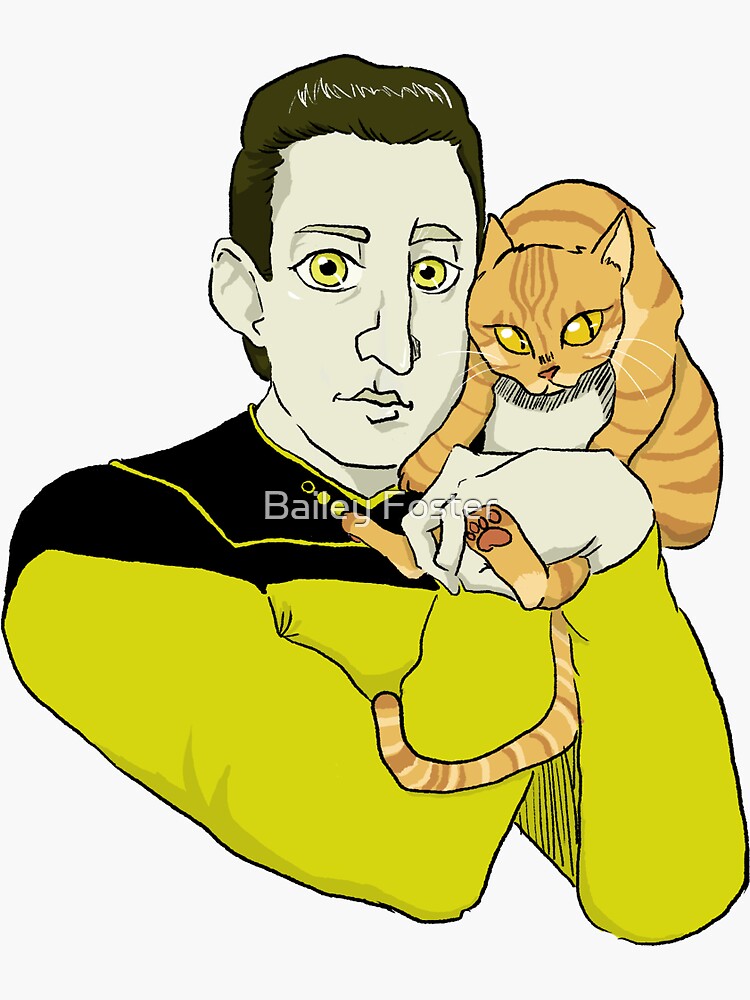 "Data and Spot" Sticker for Sale by BRain42 | Redbubble
