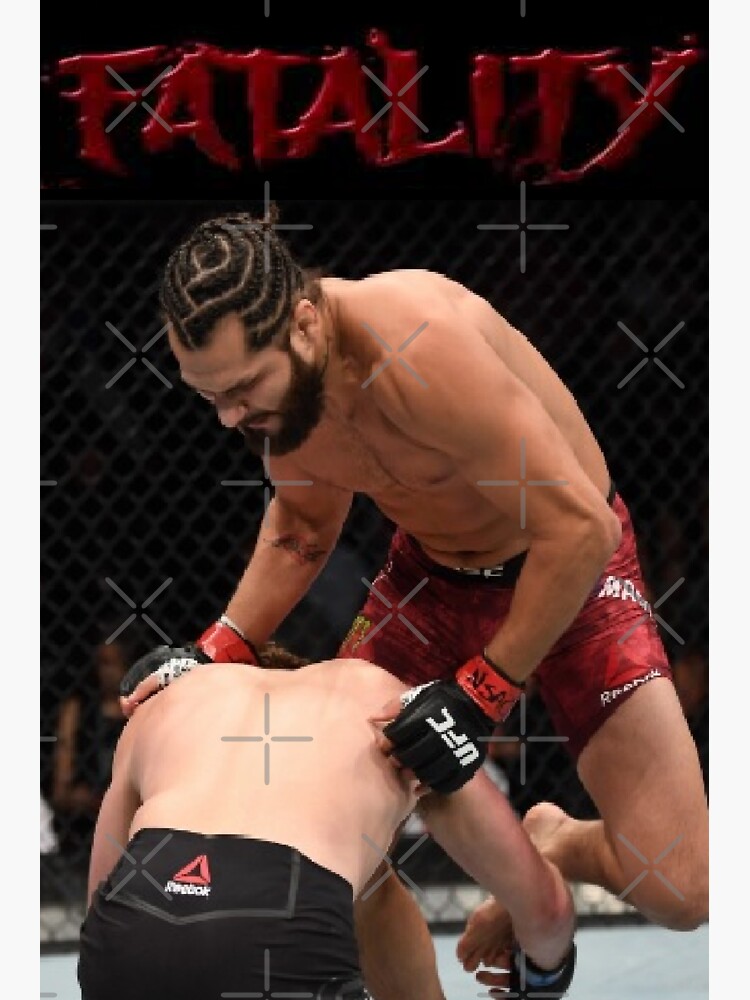 "Masvidal Fatality KO" Sticker by ekwcozens | Redbubble
