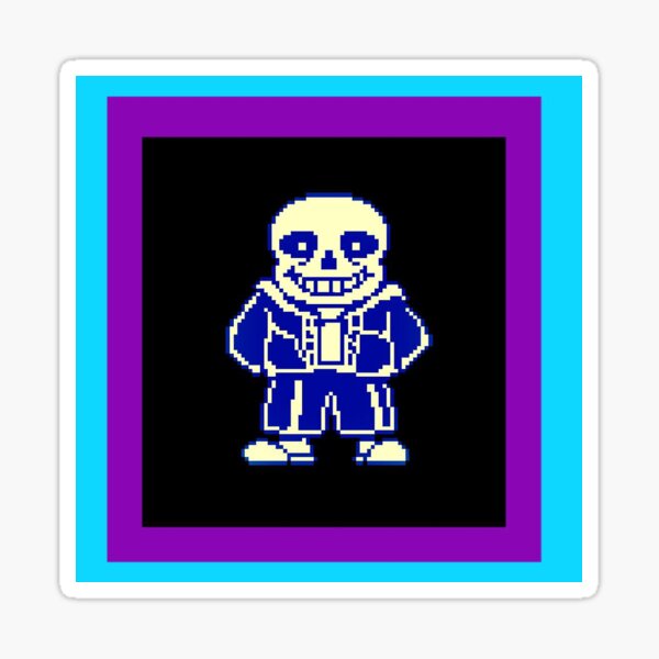 "Undertale Sans" Sticker for Sale by Pitch-Black-Art | Redbubble