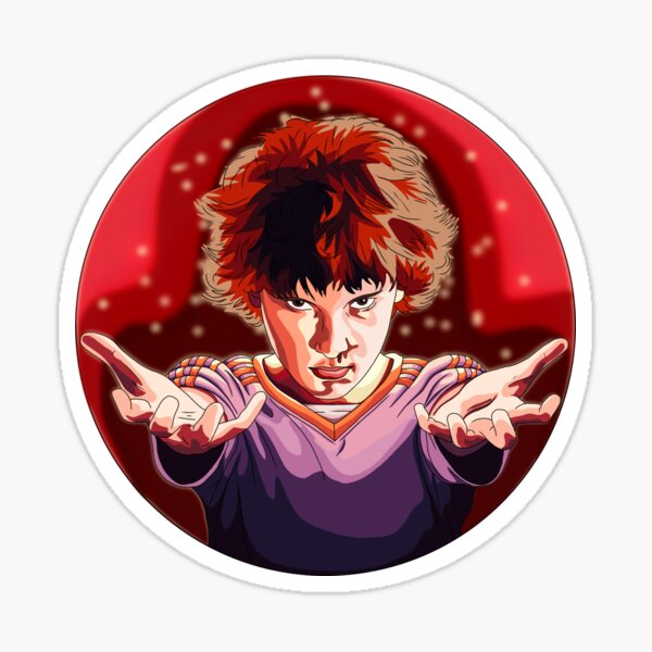 "stranger things eleven" Sticker for Sale by Aprilllclark | Redbubble