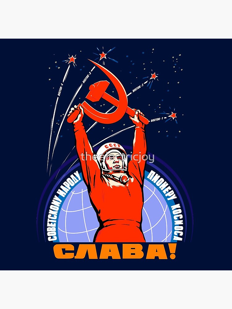Posavasos (lote de 4) «Soviet Propaganda. Yuri Gagarin» de theelectricjoy | Redbubble