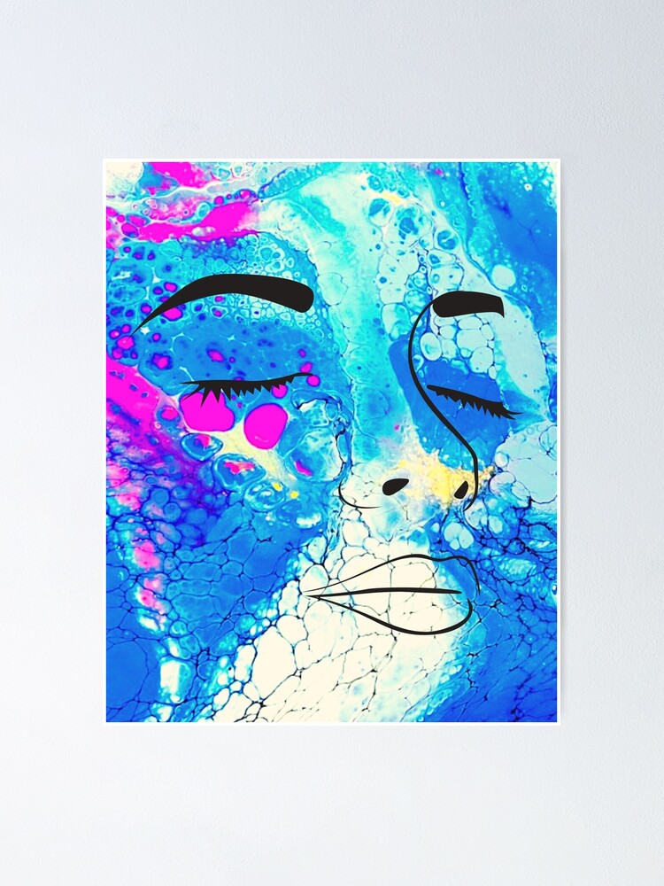 "The Face" Poster by AbrorschachArt | Redbubble