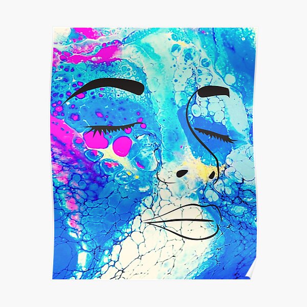 "The Face" Poster by AbrorschachArt | Redbubble