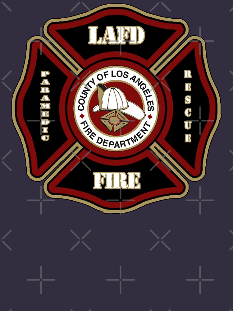 "LAFD" T-shirt for Sale by ZombeeMunkee | Redbubble | lafd t-shirts ...
