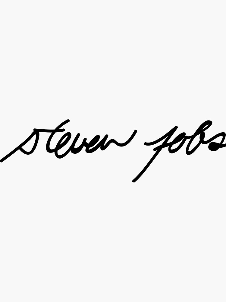 Steve Jobs Signature at Dominic Wright blog