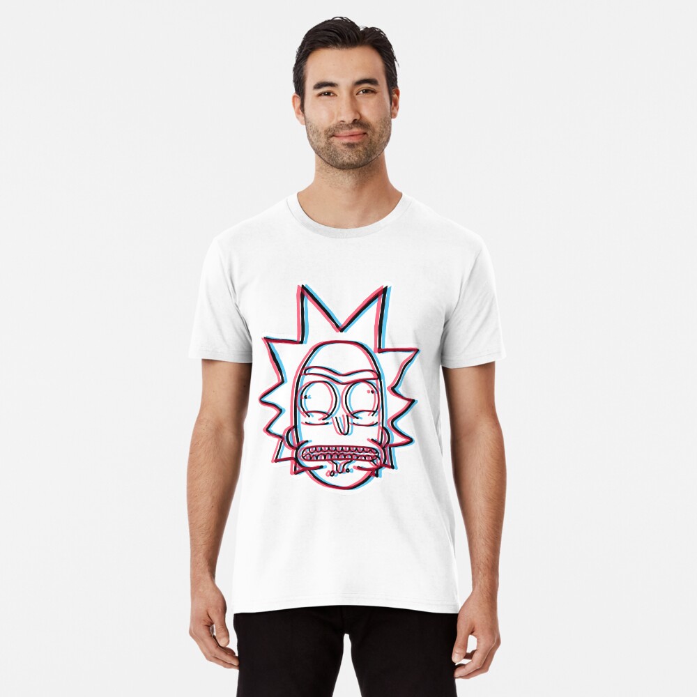 "3d Rick Sanchez from Rick and Morty™" Sticker for Sale by ...