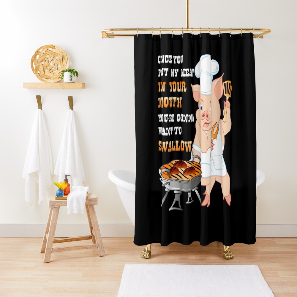 "Once You Put My Meat In Your Mouth Dirty Adult BBQ Grill" Shower ...