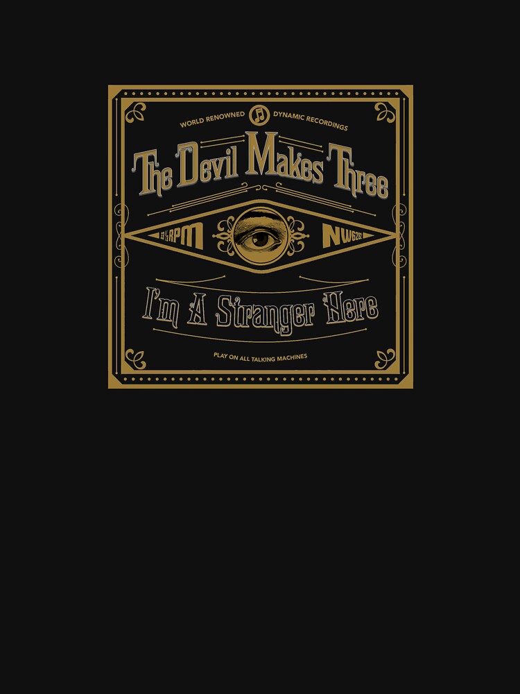 "The Devil Makes Three Band" T-shirt for Sale by kabe5 | Redbubble ...