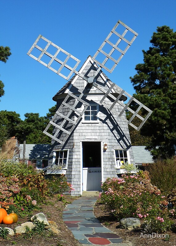 "Windmill Shop" by AnnDixon | Redbubble