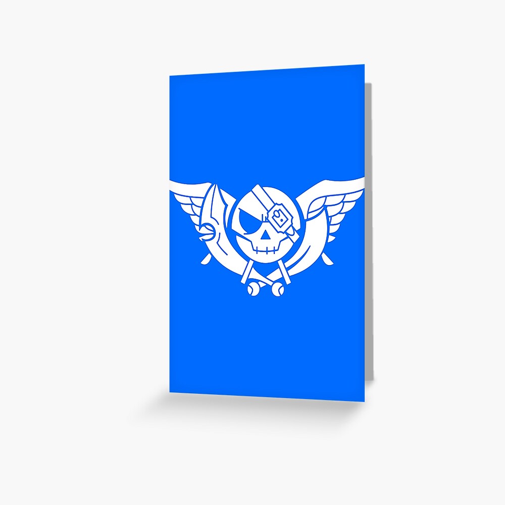 "Blue Rogue Emblem" Greeting Card for Sale by Red-Ocelot86 | Redbubble