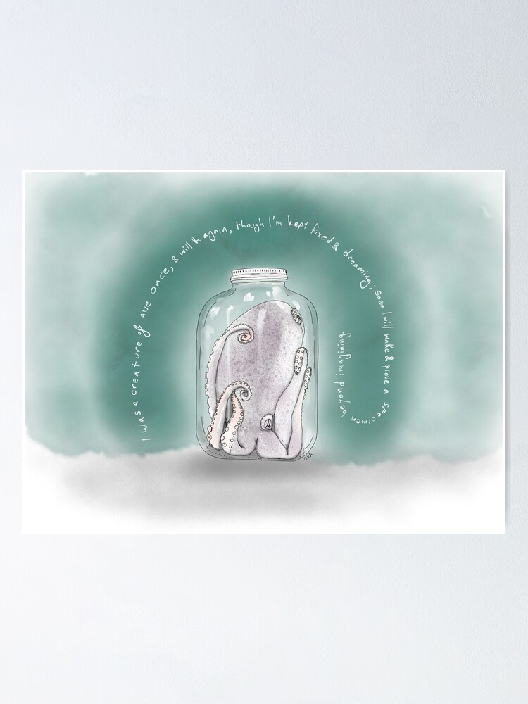 "Dreaming octopus (Cabinets of Caligari University series)" Poster by ...