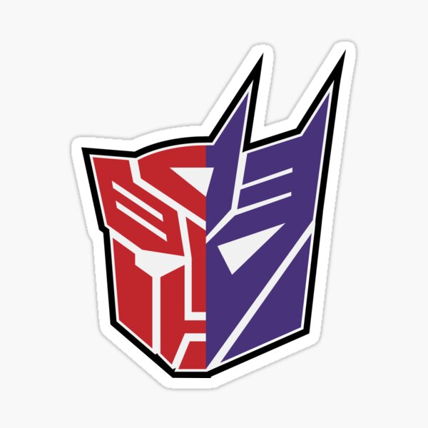"Transformers Logo" Sticker by Scum-N-Villany | Redbubble