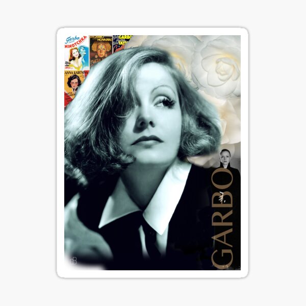 "Garbo Collage Portrait" Sticker for Sale by DesmondBates | Redbubble