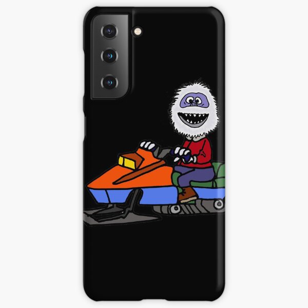 "Cute Abominable Snowman Riding Snowmobile" Samsung Galaxy Phone Case ...