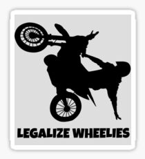 Legalize Wheelies Stickers | Redbubble
