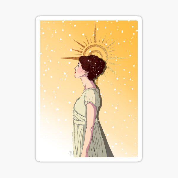 "Pride & Prejudice - Elizabeth Bennet" Sticker by Starfruitgurl | Redbubble