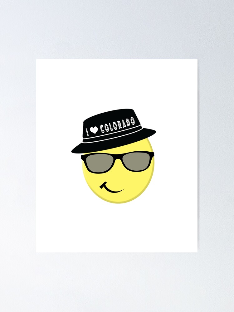"I love Colorado - Happy Smiley Face Camper " Poster for Sale by ...