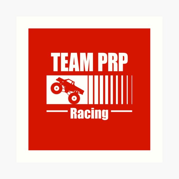 "Team PRP Racing MT Wheely" Art Print for Sale by benprenart | Redbubble
