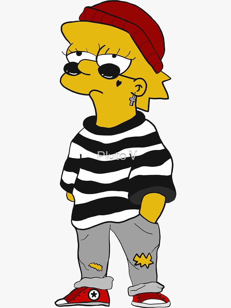 "Lisa " Sticker for Sale by Mortikiy11 | Redbubble