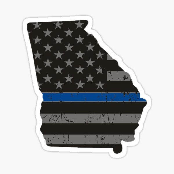 "Georgia Blue Line" Sticker for Sale by xtentual | Redbubble