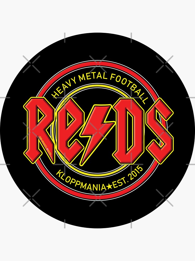 "Record Reds" Sticker for Sale by THEMIGHTYthREDS | Redbubble