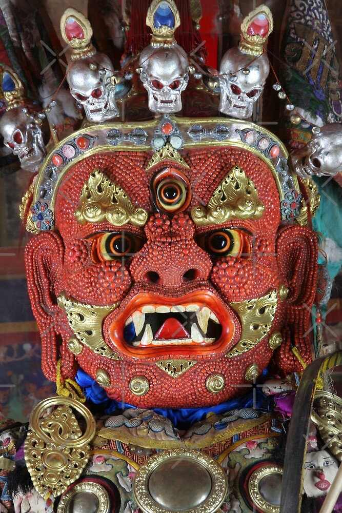 "Ceremonial Mask, Mongolia" by Keith Molloy | Redbubble