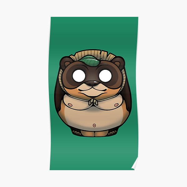 "Daruma Variety, tanuki" Poster for Sale by Pawgyle | Redbubble