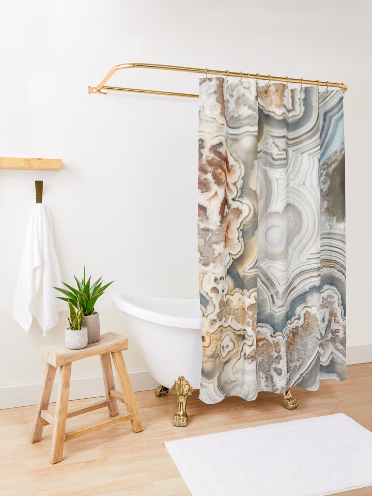 "Abstract Agate geode Design" Shower Curtain by ilzesgimene | Redbubble
