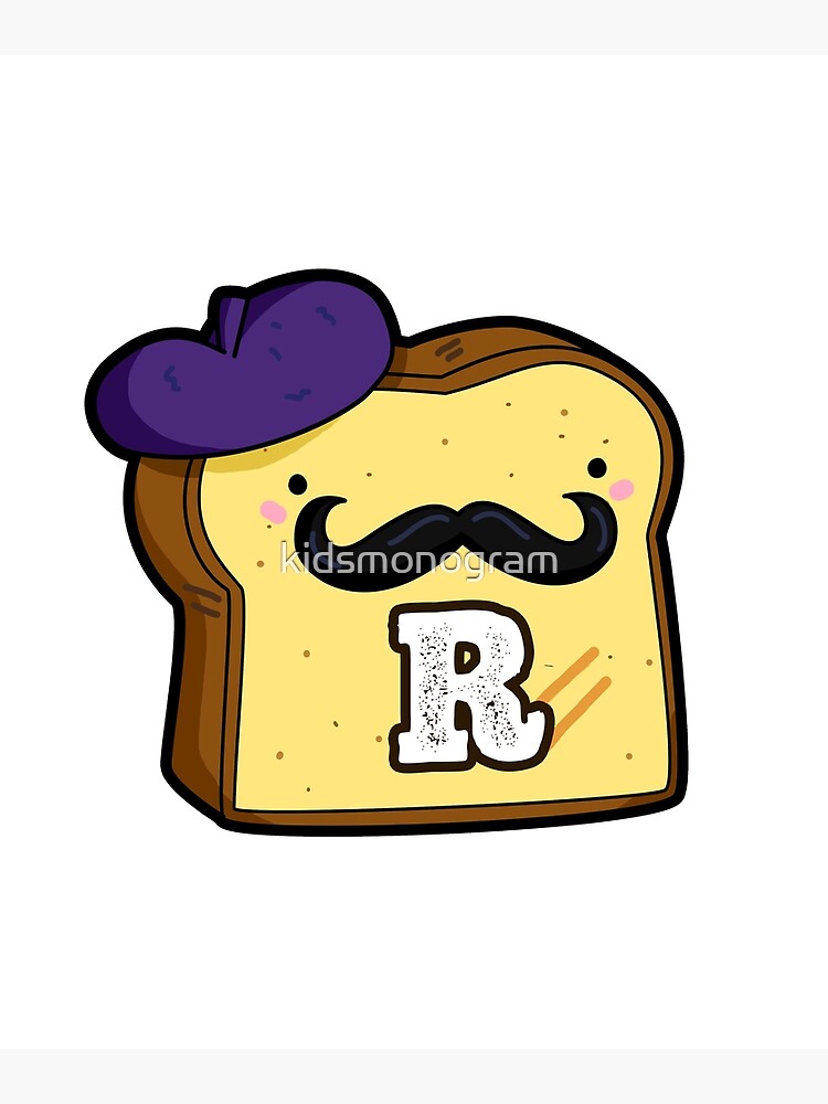 "Alphabet Letter R French Toast" Art Print by kidsmonogram | Redbubble