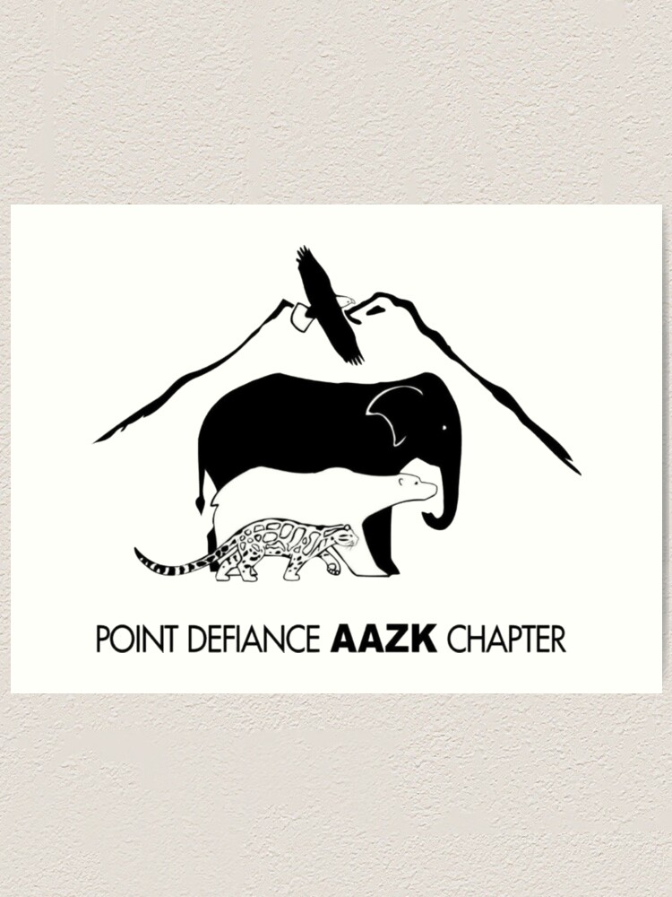 "Point Defiance AAZK Logo" Art Print for Sale by PtDefianceAAZK | Redbubble