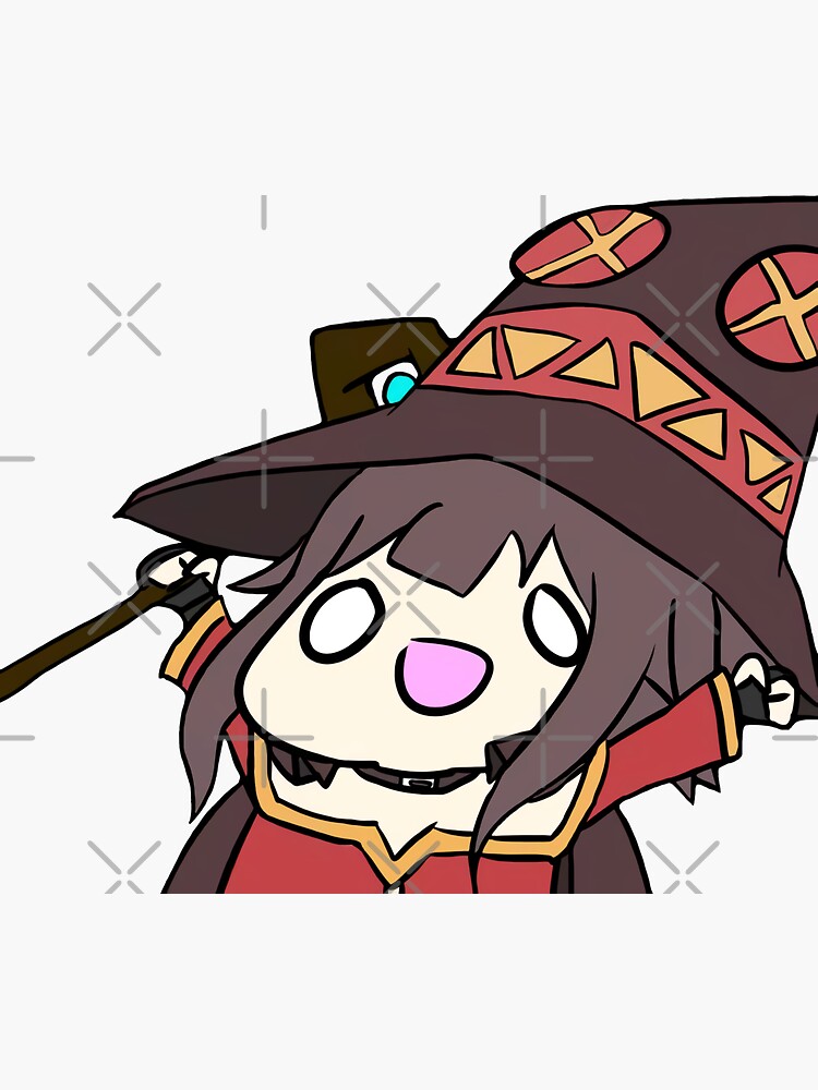 "Chibi Megumin derp" Sticker for Sale by keitabro | Redbubble