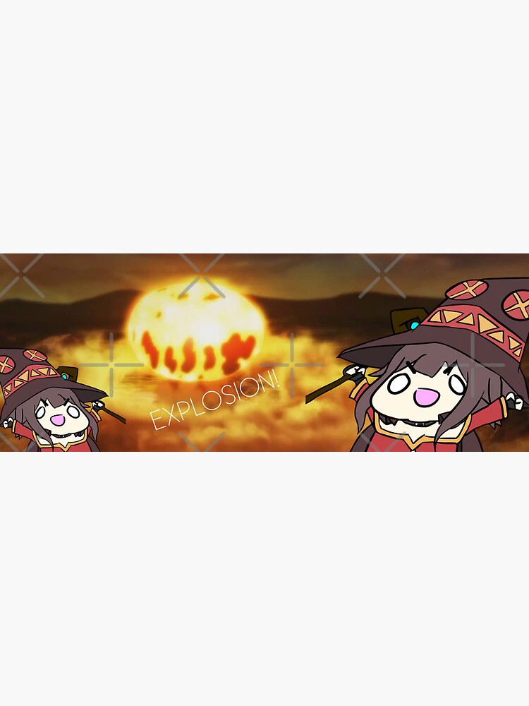"Chibi Megumin Explosion Slap sticker" Sticker for Sale by keitabro ...