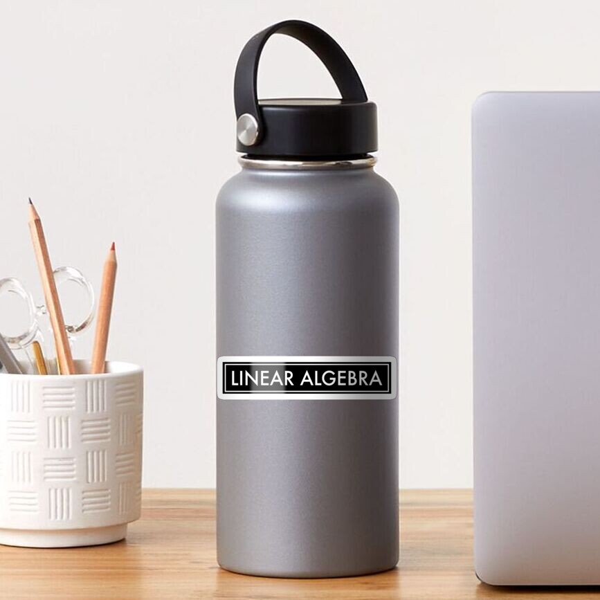 "Linear Algebra" Sticker for Sale by somesac | Redbubble
