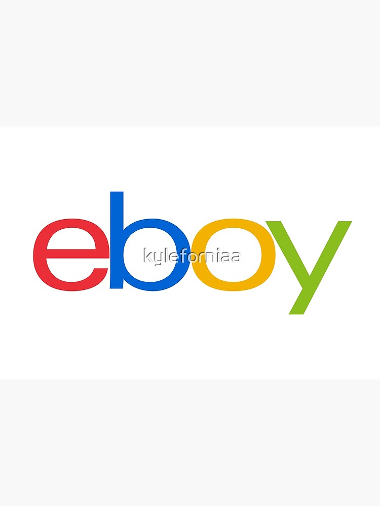 "eBoy Logo" Art Print by kyleforniaa | Redbubble