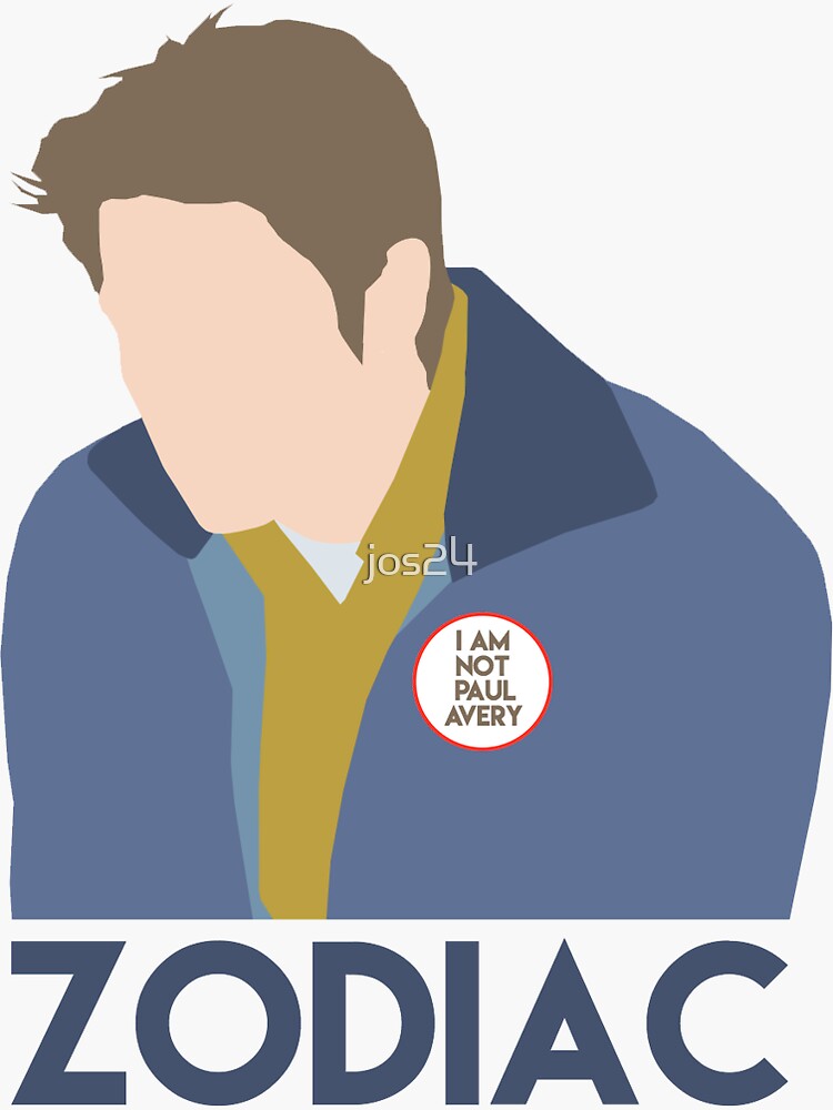 "zodiac | jake gyllenhaal" Sticker by jos24 | Redbubble