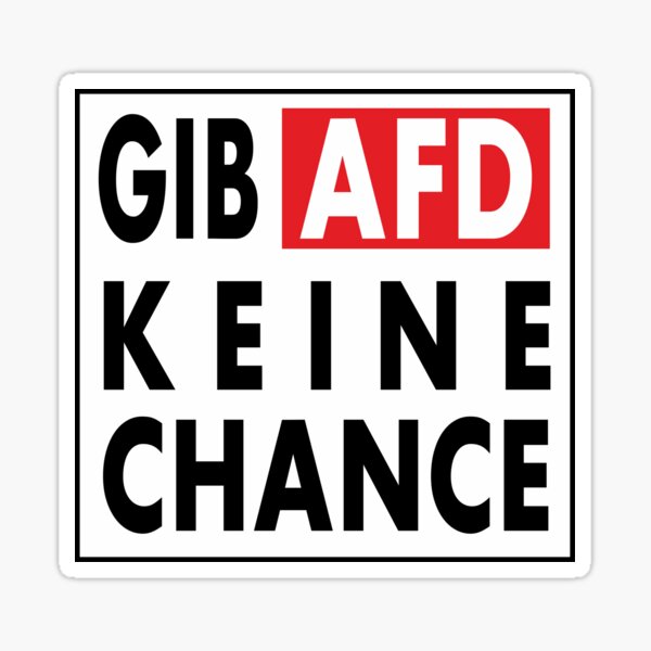 Sticker: Afd | Redbubble