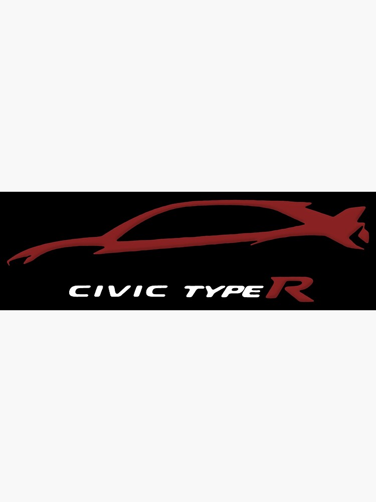 "Civic Type R" Poster by ScentedFur | Redbubble