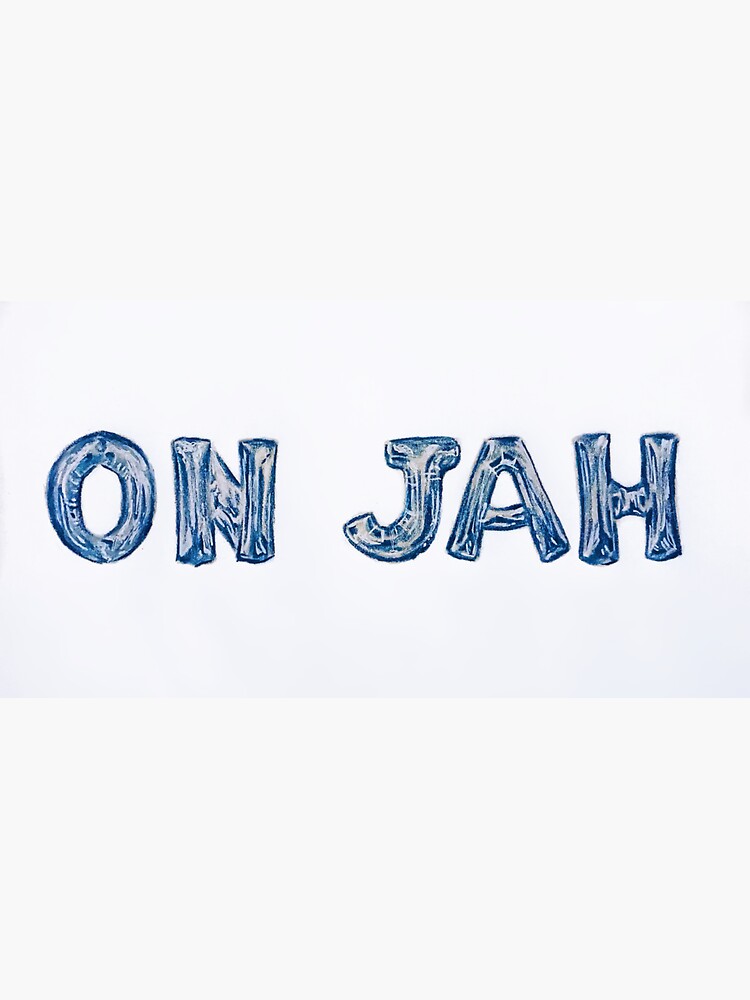 "On Jah Mylar Balloon Font" Sticker for Sale by katieerwinn | Redbubble