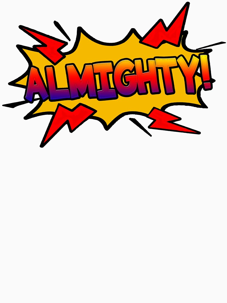 "ALMIGHTY! Logo (Brand New) (My Hero Academia Inspired) " T-shirt by ...