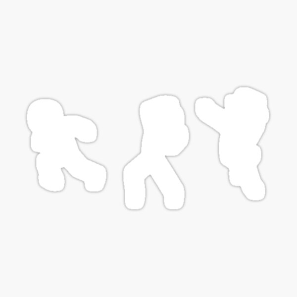 "Dancing manikins" Sticker by alwe-designs | Redbubble