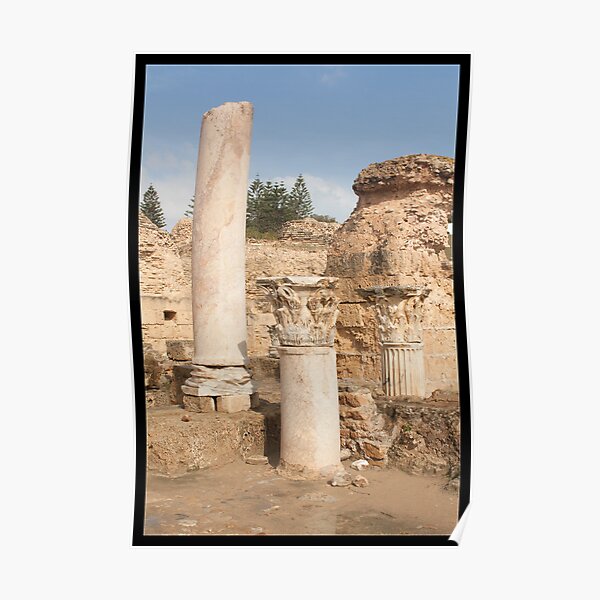 "Roman Baths - Carthage" Poster for Sale by timtopping | Redbubble