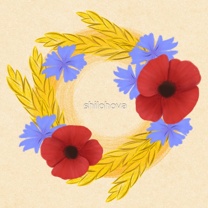 "Harvest Wreath Slavic Custom Folk Art" by shilohova | Redbubble