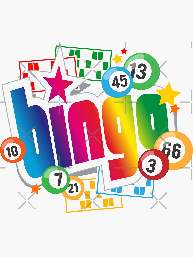 "Bingo!" Sticker by Zimbo-Zimbo | Redbubble