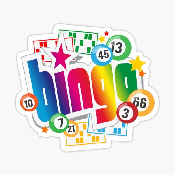 "Bingo!" Sticker by Zimbo-Zimbo | Redbubble