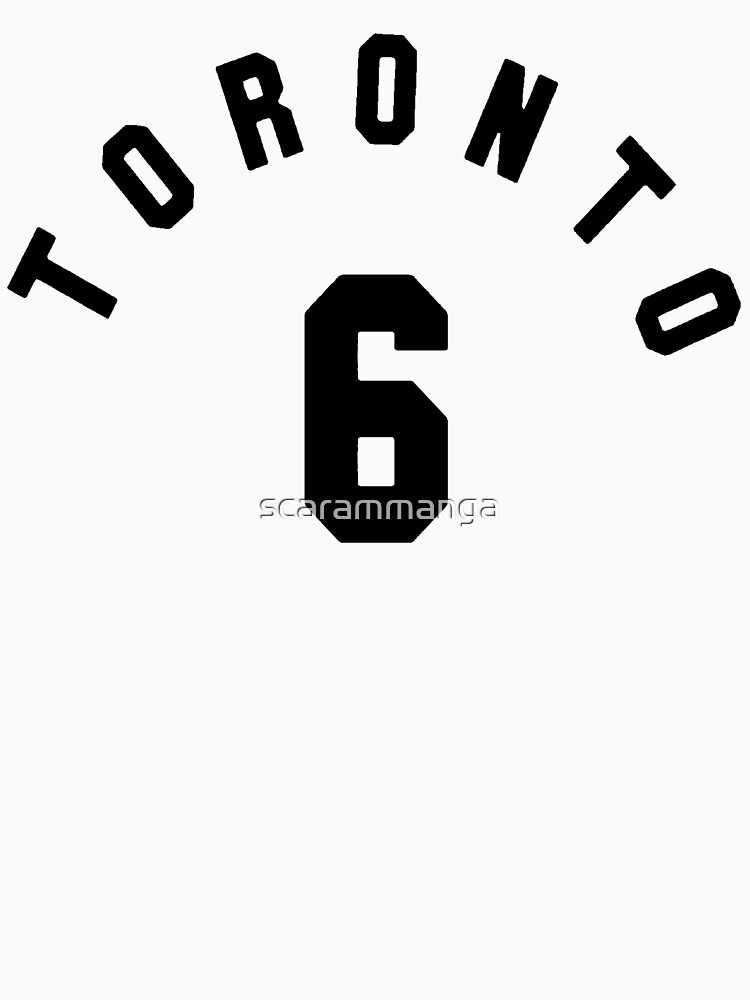 "Toronto 6 [Black]" T-shirt for Sale by scarammanga | Redbubble ...