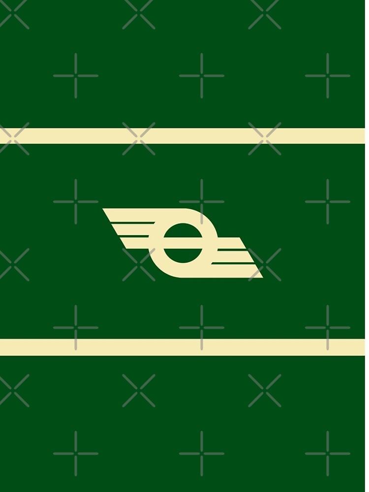 "1944 - 1964 CIE Irish Railway Logo (Cream on Green)" iPhone Case for ...